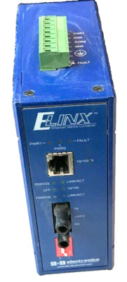 e-linx 10-48vdc thernet media converter industrial ethernet to fiber | eBay