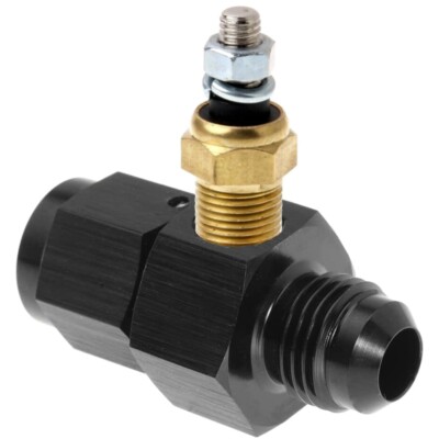 6AN Male Female Transmission Oil Cooler Hose Fitting Temperature Gauge ...