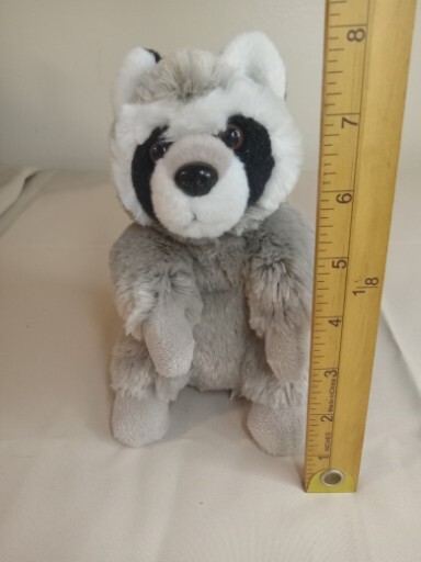 Wild Republic Plush Raccoon Toy Stuffed Animal Soft Pre Owned Very Cute ...