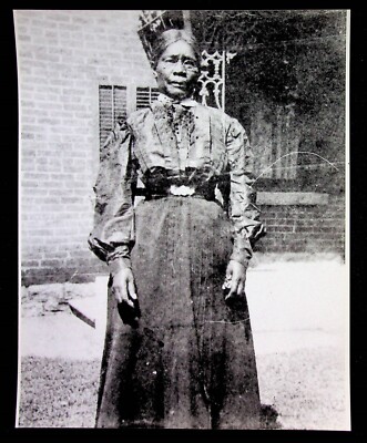 Paul Lawrence Dunbar's Mom Matilda Outside Original Photo From Negative ...