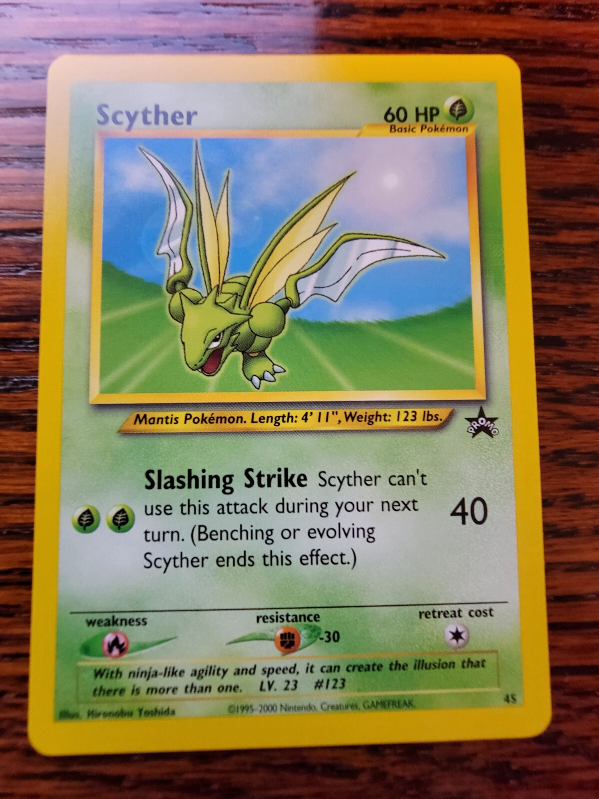 Pokemon 2000 Scyther Black Star Promo 45 - NM/MT | eBay