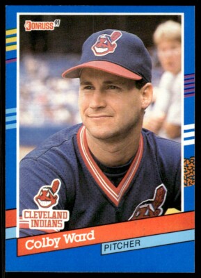 1991 Donruss Baseball Card Colby Ward Rookie Cleveland Indians #330 | eBay