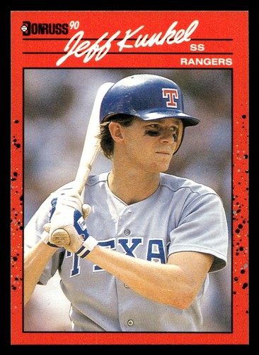 1990 Donruss Jeff Kunkel #496 Texas Rangers | eBay