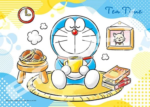 Ensky Doraemon Tea Time 18.2 x 25.7 cm Jigsaw Puzzle 208 Pieces 208 ...