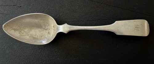 R & W Wilson Coin Silver Teaspoon Fiddlehead Pattern 5-7/8 ...
