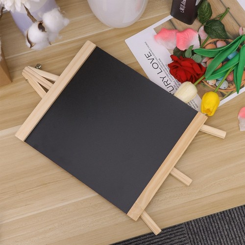 1pc Wooden Mini Message Board Chalkboard with Support for Bar Store ...