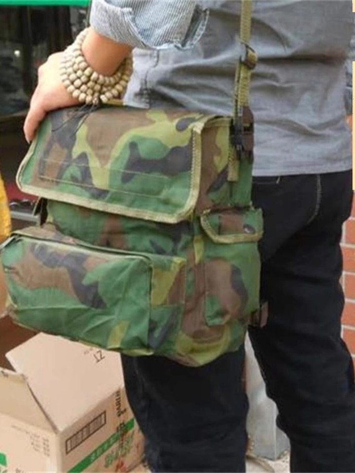 Chinese Old Army Type 91 Training Bag Military Issue PLA Shoulder Bag ...