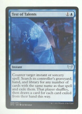 MTG Singles - Test of Talents - Strixhaven: School of Mages -G103 | eBay