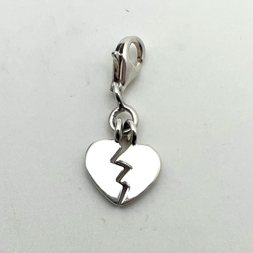 THOMAS SABO BROKEN HEART CHARM Sterling Silver TS 925 Broken Heart ...