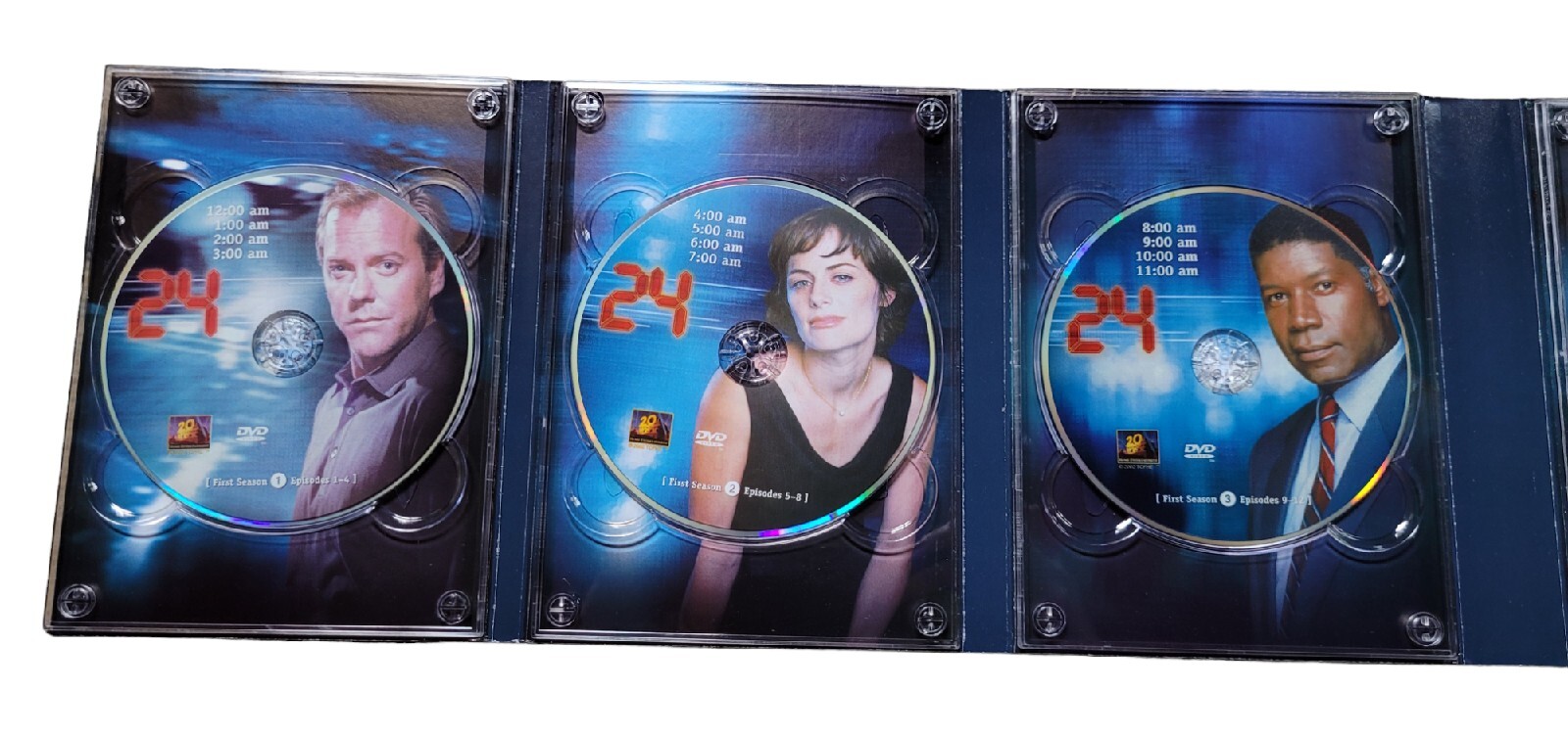 24 - Complete Season 1 (DVD, 2009, 6-Disc Set) TV Series Kiefer ...