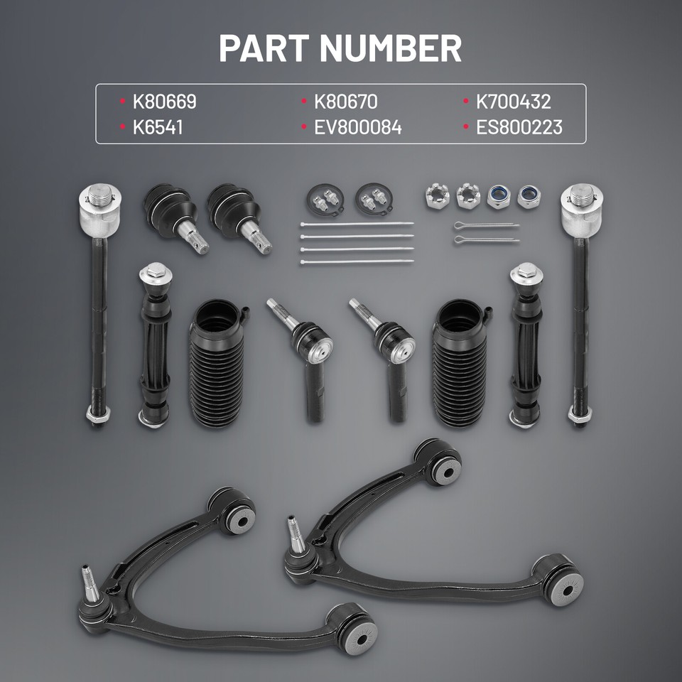 Front Upper Lower Control Arm for 2007-2013 Chevy Silverado / GMC ...