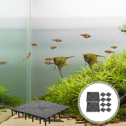 10pcsPVC filter plate flat fish filter black fish tank gravel /20pcs ...