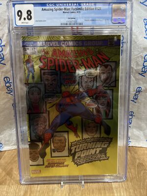 AMAZING SPIDER-MAN 121 FOIL FACSIMILE EDITION UNKNOWN COMICS JOHN ...