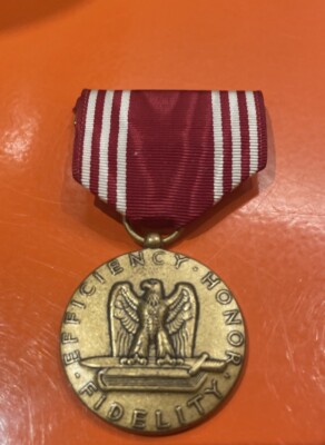 WWII FOR GOOD CONDUCT EFFICIENCY HONOR FIDELITY MEDAL WITH RIBBON | eBay