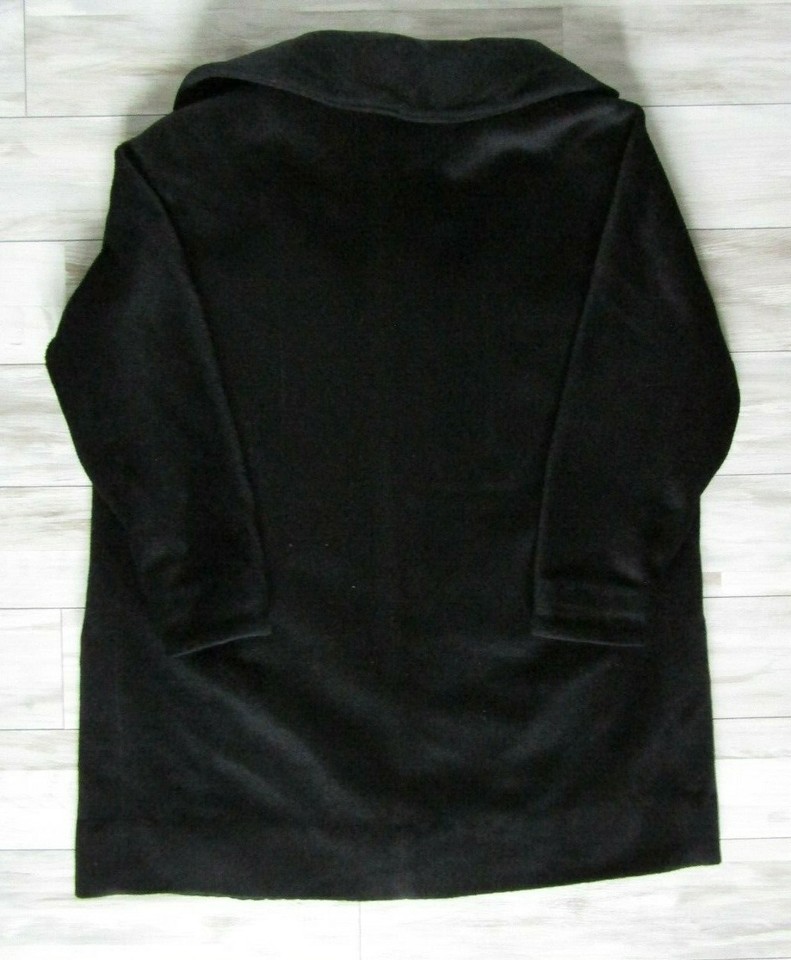 Vintage Women's Ebonique Woven by Worumbo Black Soft Wool Clutch Swing ...