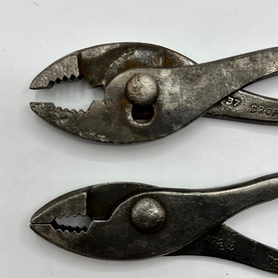 Vintage Forged Slip Joint Pliers 6” Thin Nose Lot of 2 | eBay