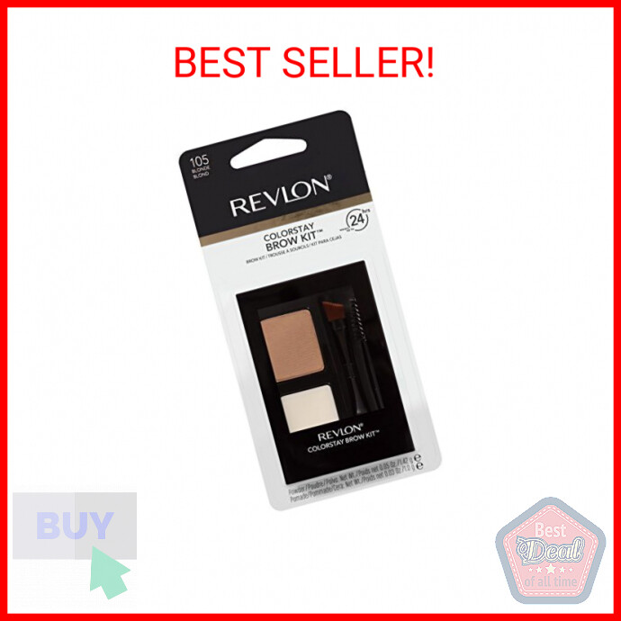 Revlon ColorStay Brow Kit, Includes Longwear Brow Powder, Clear Pomade ...