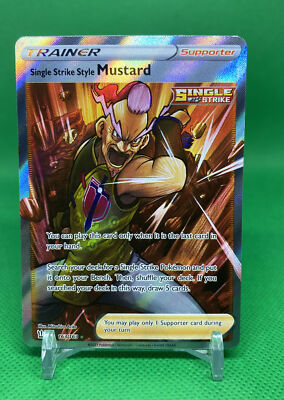 Single Strike Style Mustard 163/163 Battle Styles NM Full Art Ultra ...