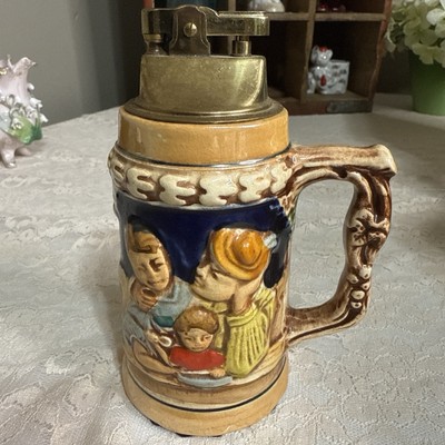 Vintage Enesco Japan Ceramic Beer Stein 5in Lighter | eBay