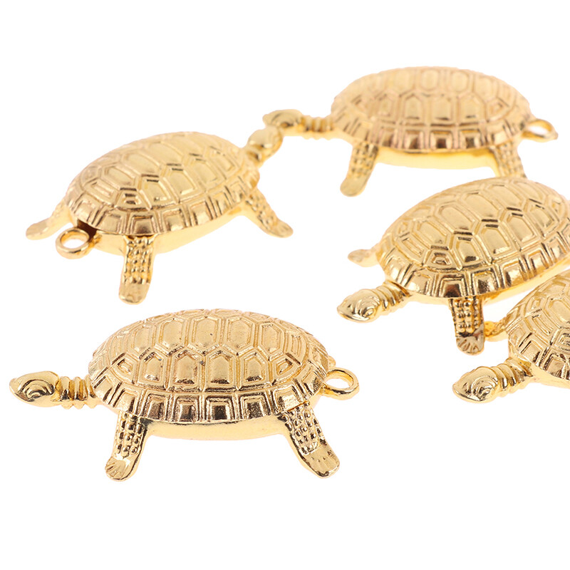 Feng Shui Golden Money Turtle Lucky Fortune Wealth Home Office ...