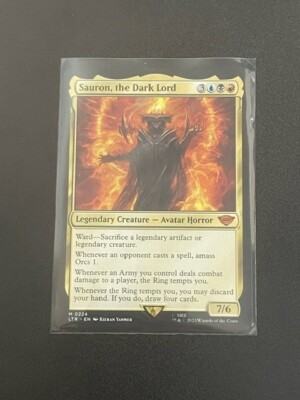 MTG Sauron the Dark Lord commander deck custom | eBay