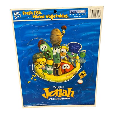 2002 VeggieTales Big Idea Jonah Movie “Fresh Fish Mixed Vegetables ...