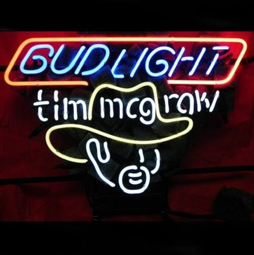 CoCo Bvd Light Beer Tim Mcgraw 20"x16" Neon Sign Bar Light Party Pub | eBay