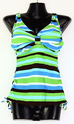 Tankini Obertail Gr. 40 (80) D Türkis Braun Damen Bademode Schwimm-Bade ...