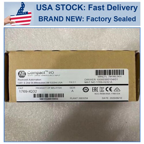Factory AB 1769-IQ32 Compactlogix Allen Bradley 32pt 24V Sink/Source ...