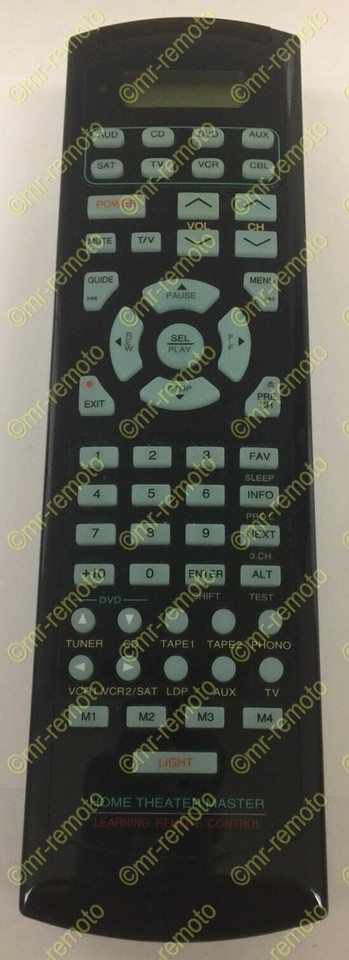HOME THEATER MASTER Remote Control SL-9000 Universal Learning ...