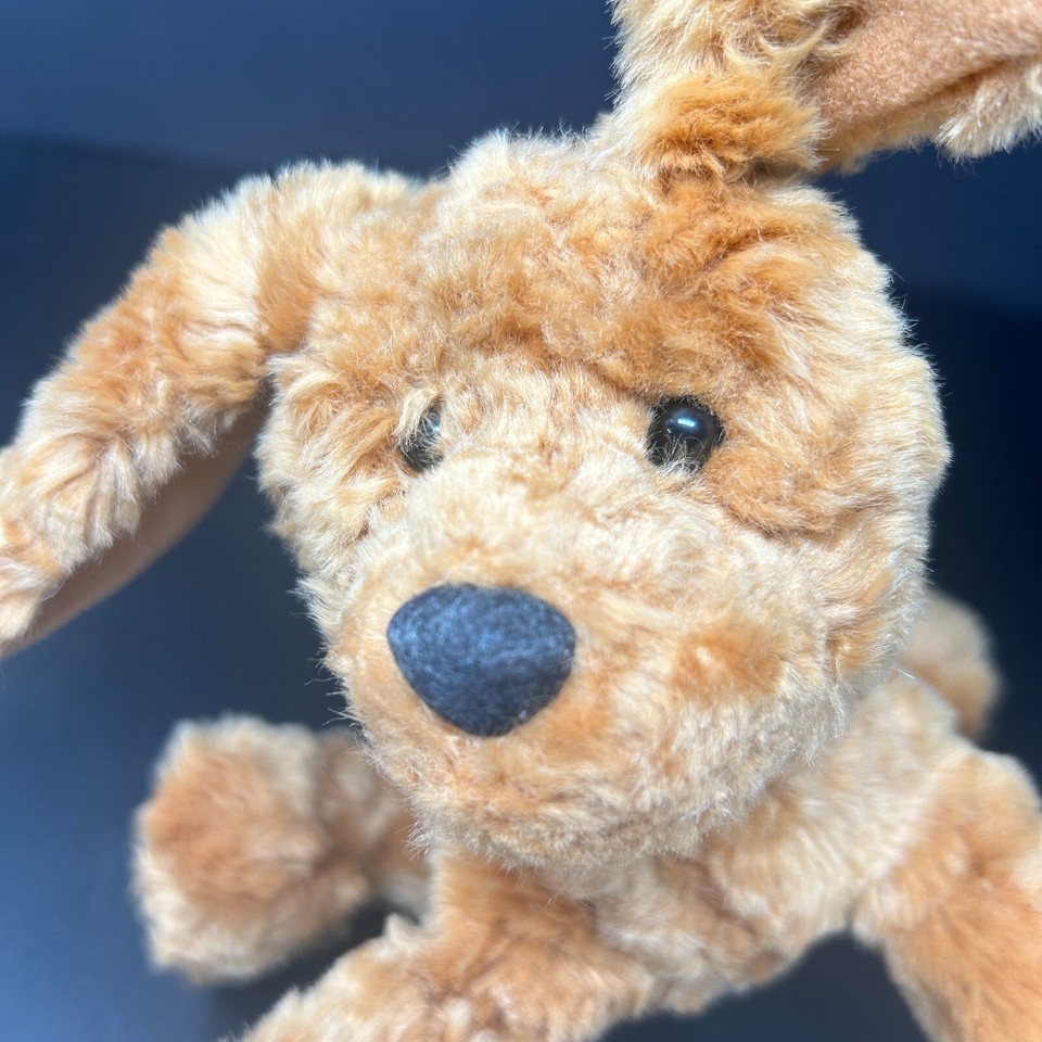 Gund Sparky Dog Plush 8" Brown Stuffed Animal Toy 13032 Mica Laying ...