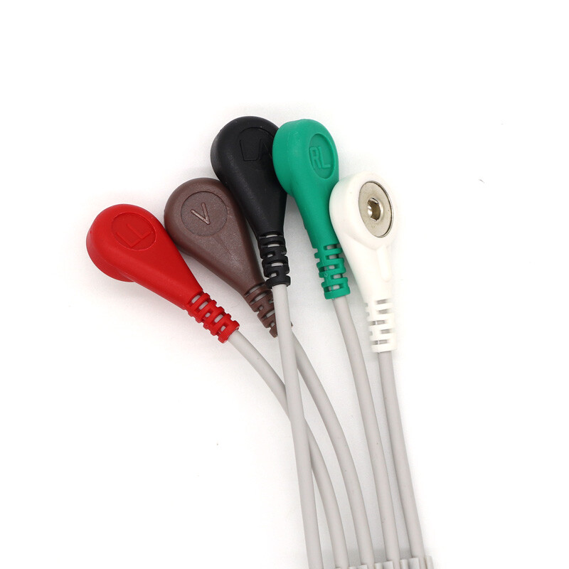 Fit For Philips 12pin 5Lead ECG EKG Cable Agilent, Heartstart ...