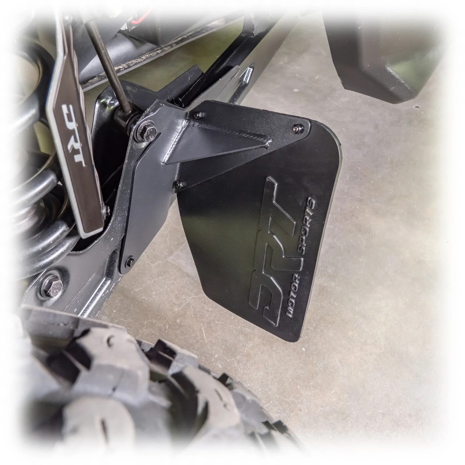 DRT Billet Aluminum Extended Rear Mud Rock Flap Guards Guard CAN AM ...
