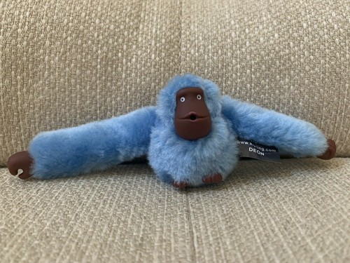 NWT KIPLING MONKEY KEYCHAIN KEY RING CHARM BLACK RED GRAY BLUE GREEN ...