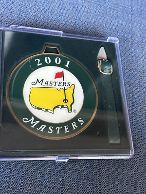 Golf Masters 2001 Bag Tag Year Tiger Won Augusta National Brand New (M2 ...