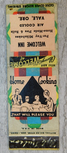 Welcome Inn Par-Vay Milkshakes Vale Oregon Home Cooking Vintage ...