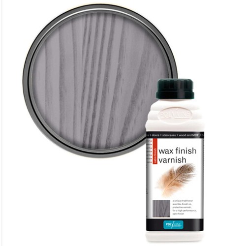 Polyvine Wax Finish Varnish - Grey Satin Finish 500ml | eBay Australia
