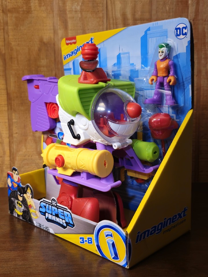 Imaginext DC Super Friends The Joker Robo Copter Robot Fisher Price Toy ...