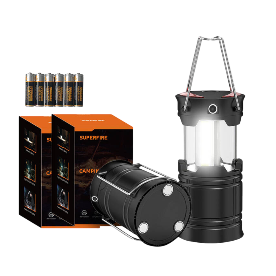 Camping Lantern Lamp Light 220LM 210M Range IP43 Protection Superfire 4 ...