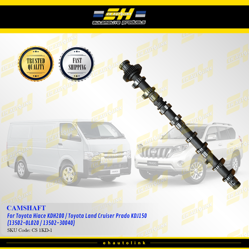Camshaft Toyota Hiace KDH200 / Cruiser Prado KDJ150 (13502-0L020 ...