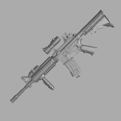 M4A1 carbine assault rifle custom toy weapon for military action ...