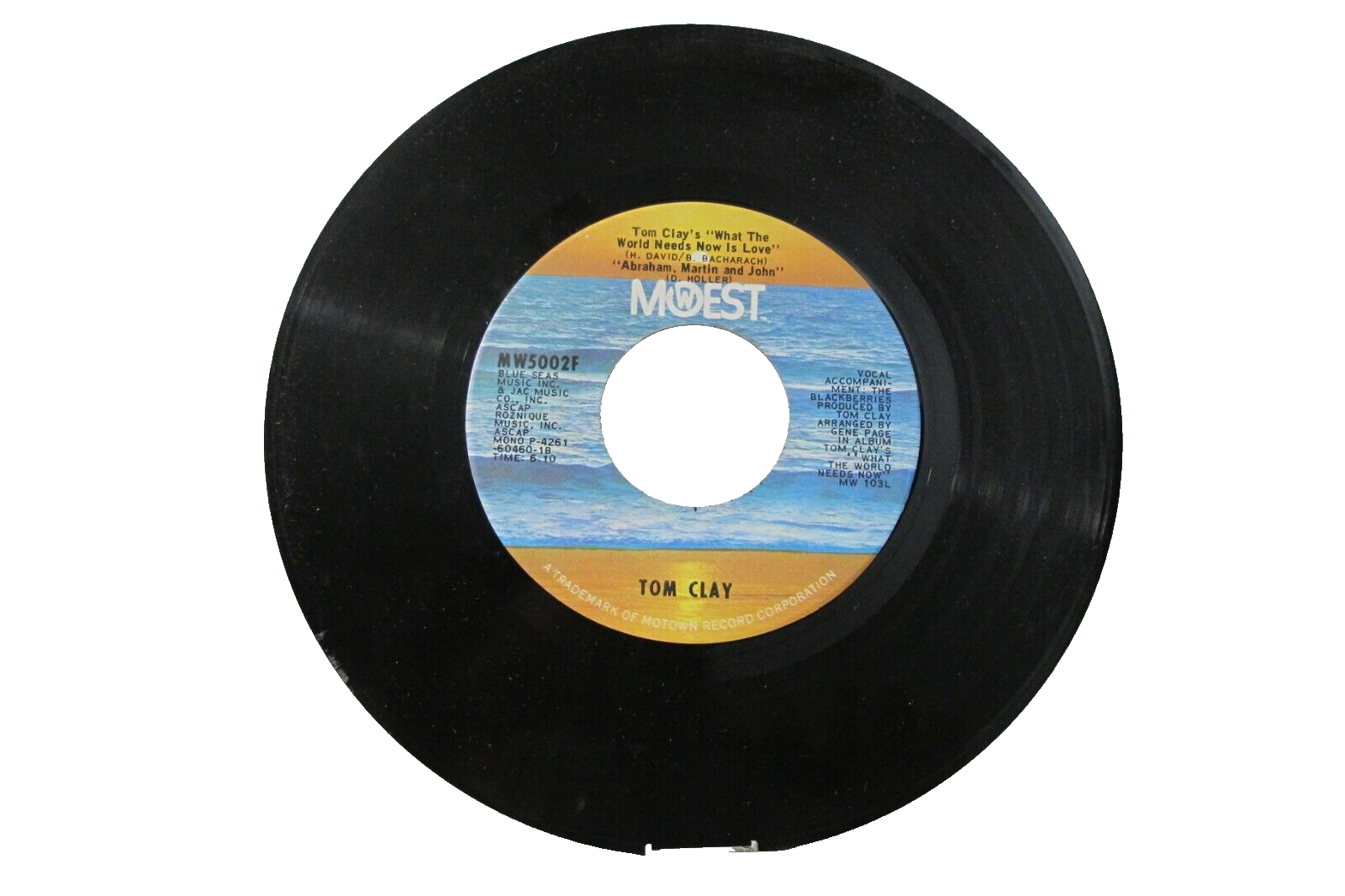 45 RECORD - TOM CLAY - WHAT THE WORLD NEEDS NOW IS LOVE | eBay