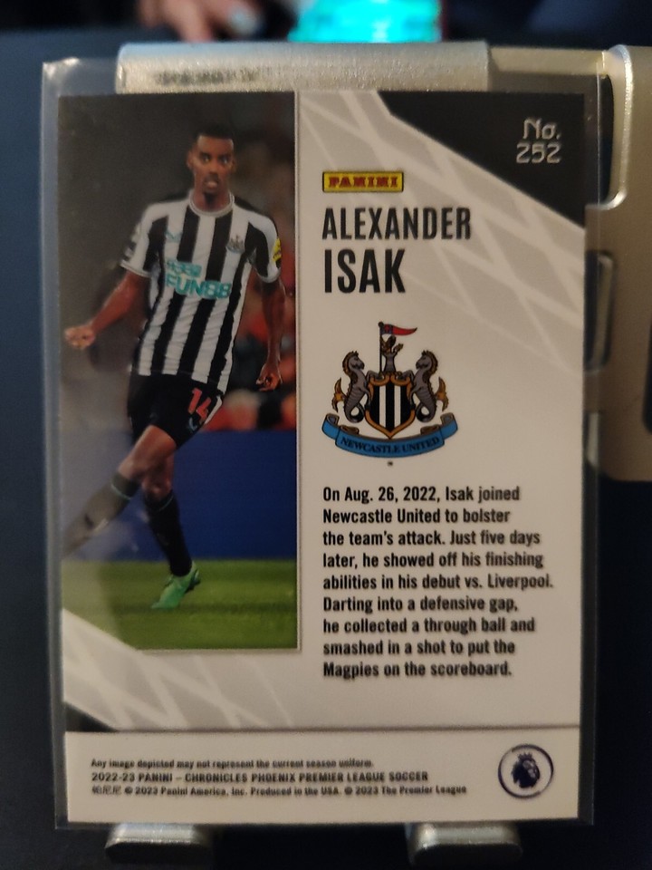 Alexander Isak Panini Chronicles Phoenix Premier League Mirror Card | eBay