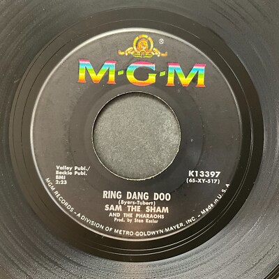 Sam The Sham And The Pharaohs, Ring Dang Doo / Don't Try It, 7" 45rpm ...