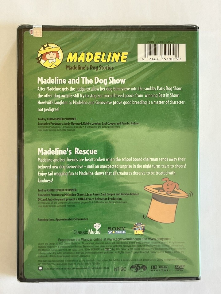 New Sealed DVD Madeline’s Dog Stories - Madeline 74645519098| eBay