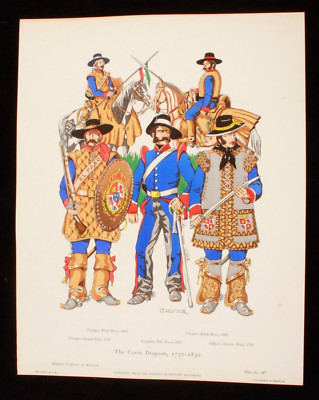 The Cuera Dragoon 1730-1830 Illustration 11x14 | eBay