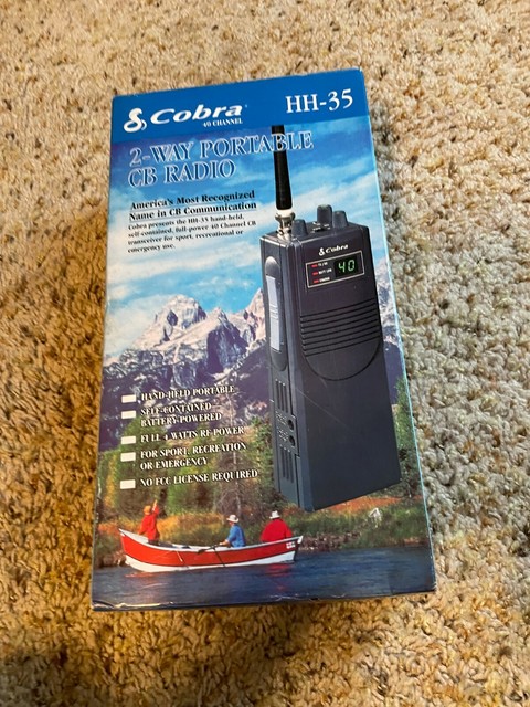 Cobra HH-35 Handheld 2-Way Portable Radio - Black for sale online | eBay
