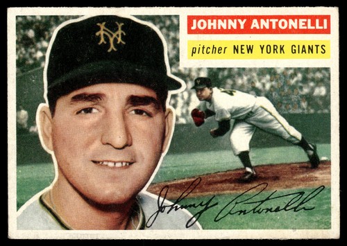 1956 Topps Johnny Antonelli #138b New York Giants | eBay