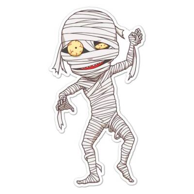 Mummy Monster, Vinyl Decal Sticker, Indoor Outdoor, 3 Sizes, #8073 | eBay