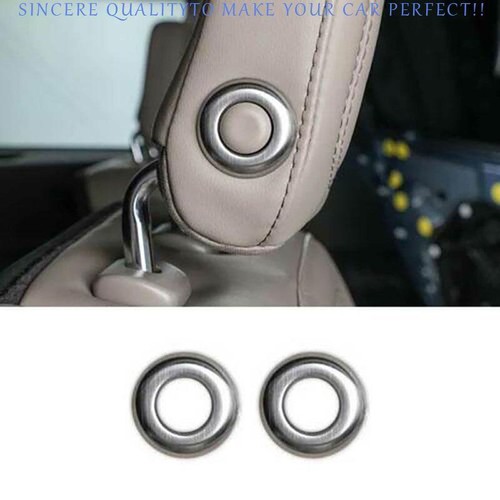 For Lincoln Aviator 2020-2023 Silver Steel Seat Headrest Button Control ...